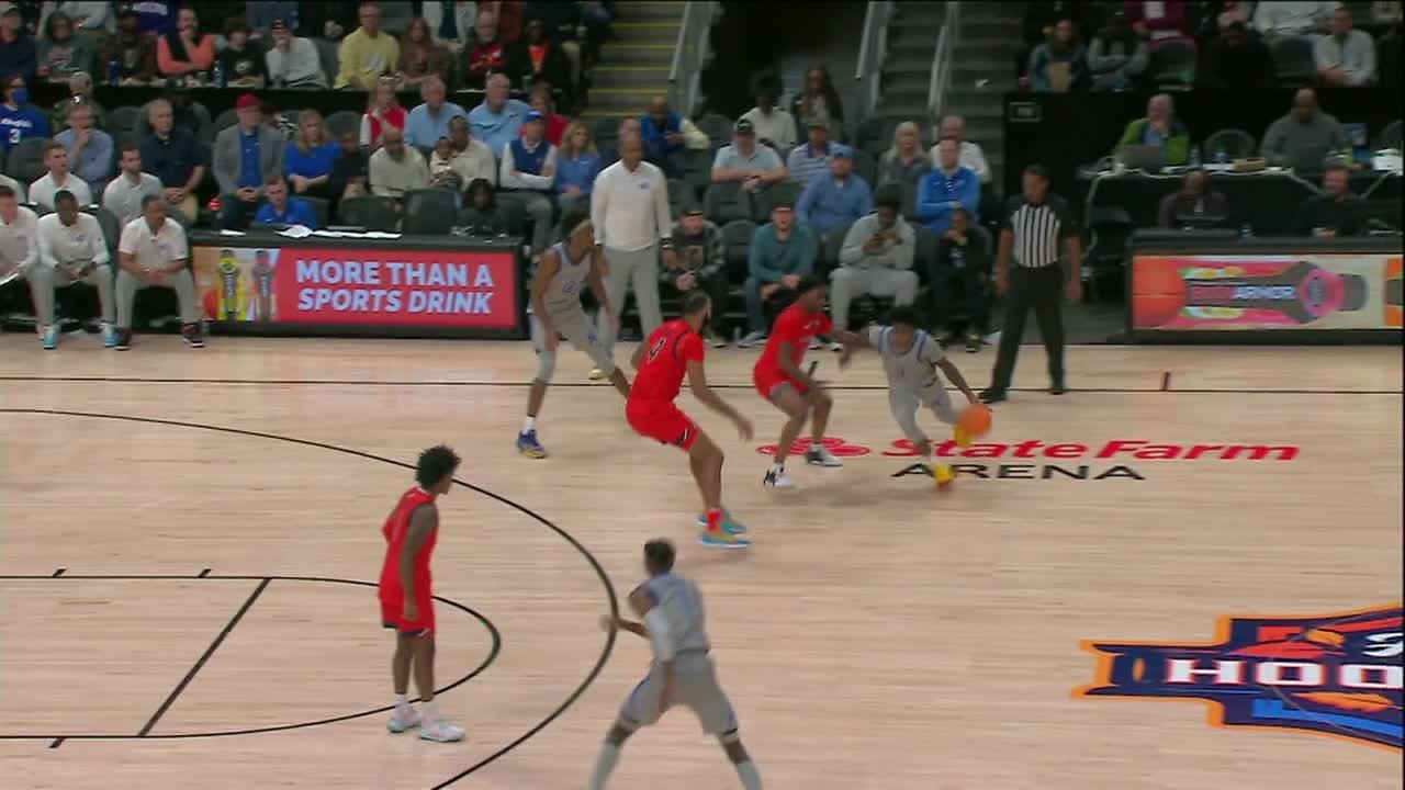 Deandre Williams gets up for the beautiful dunk - ESPN Video