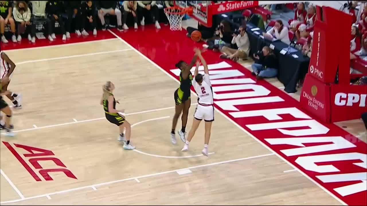 Check out this sweet pass from Saniya Rivers - ESPN Video