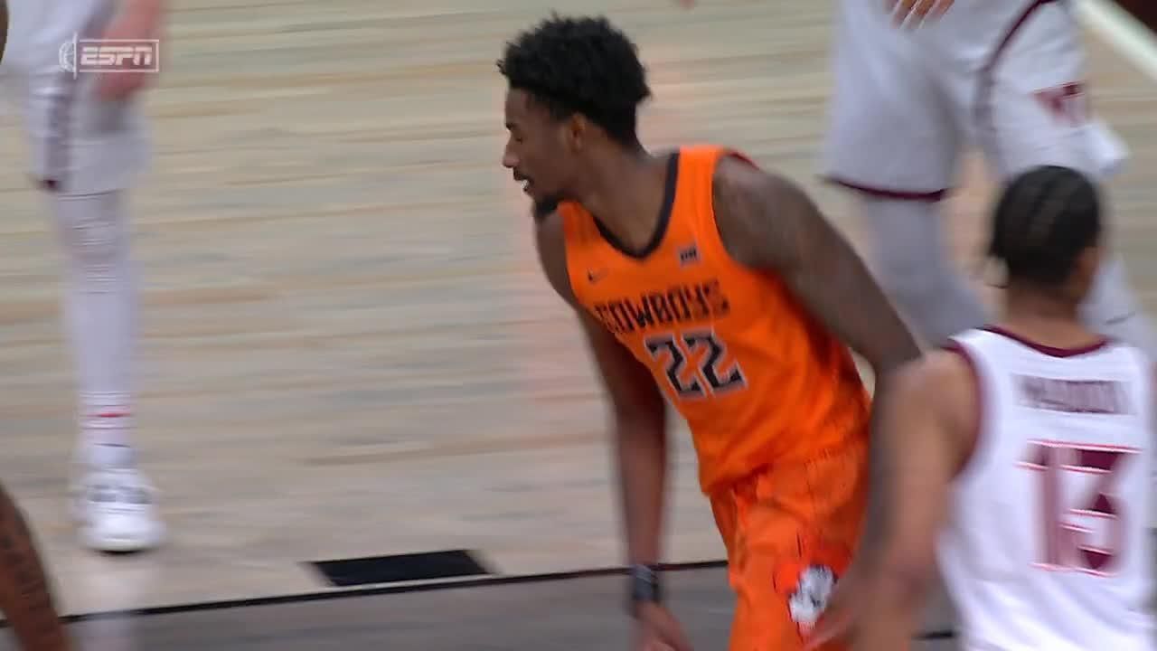 Kalib Boone rocks the rim with slam dunk - ESPN Video