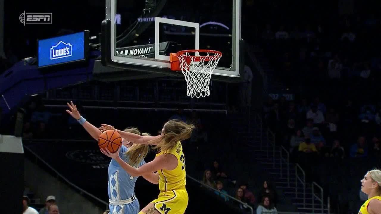 Leigha Brown flips it in for impressive and-1 bucket - ESPN Video