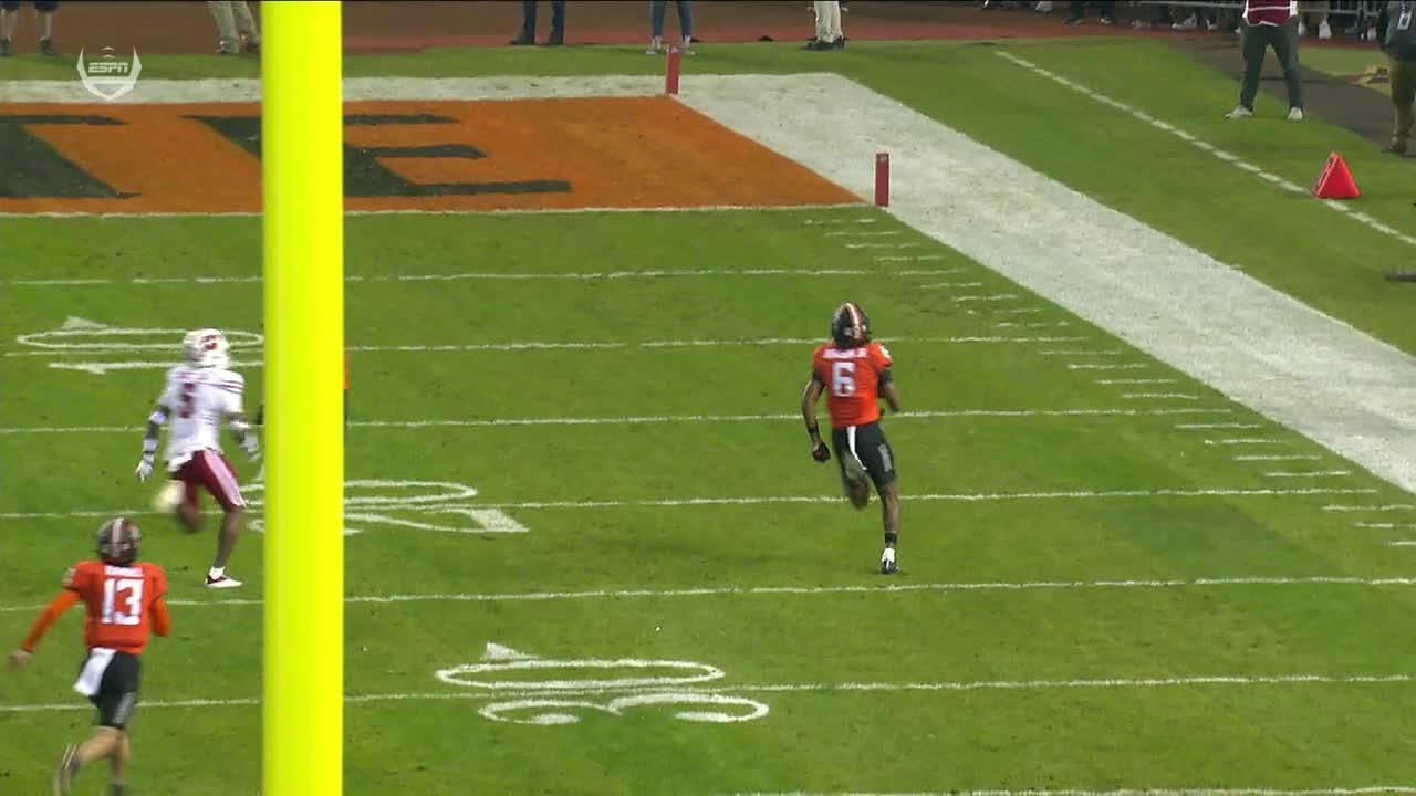 Stephon Johnson goes 84 yards for an Oklahoma State TD - ESPN Video