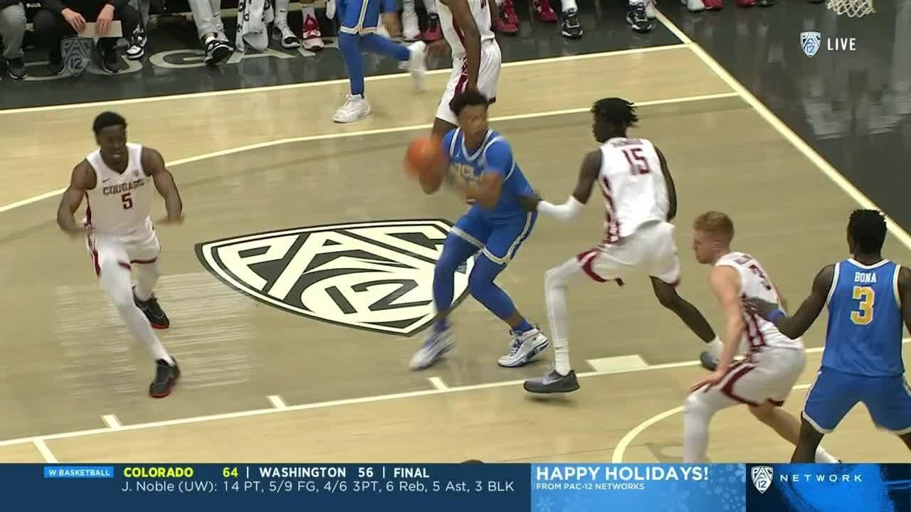 Jaylen Clark drills the jumper vs. Washington State Cougars - ESPN Video