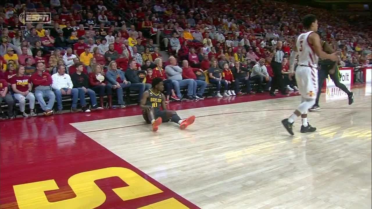 Baylor's Adam Flagler nails a tough and-1 jumper - ESPN Video