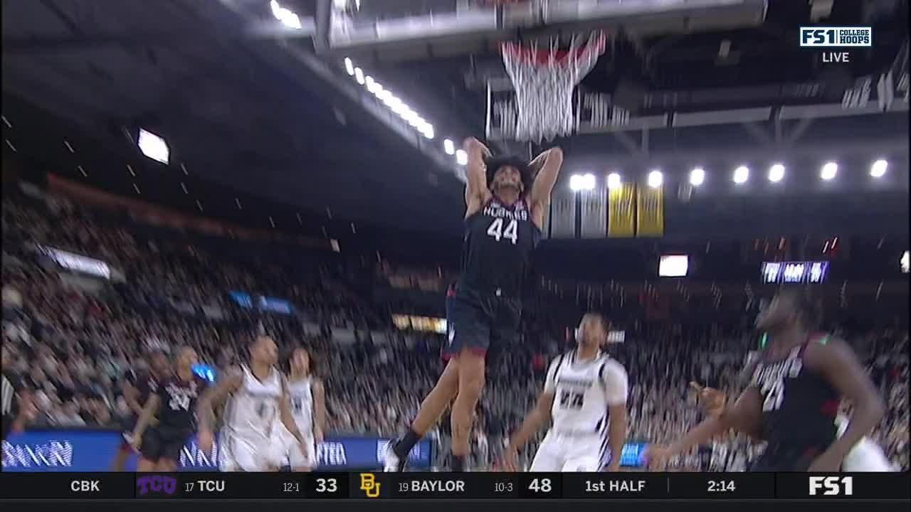 Andre Jackson throws down vicious and-1 jam for UConn - ESPN Video
