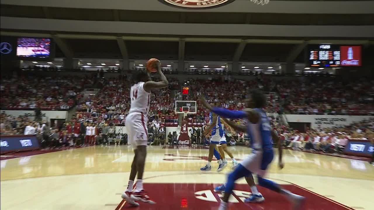 Charles Bediako throws it down with authority - ESPN Video