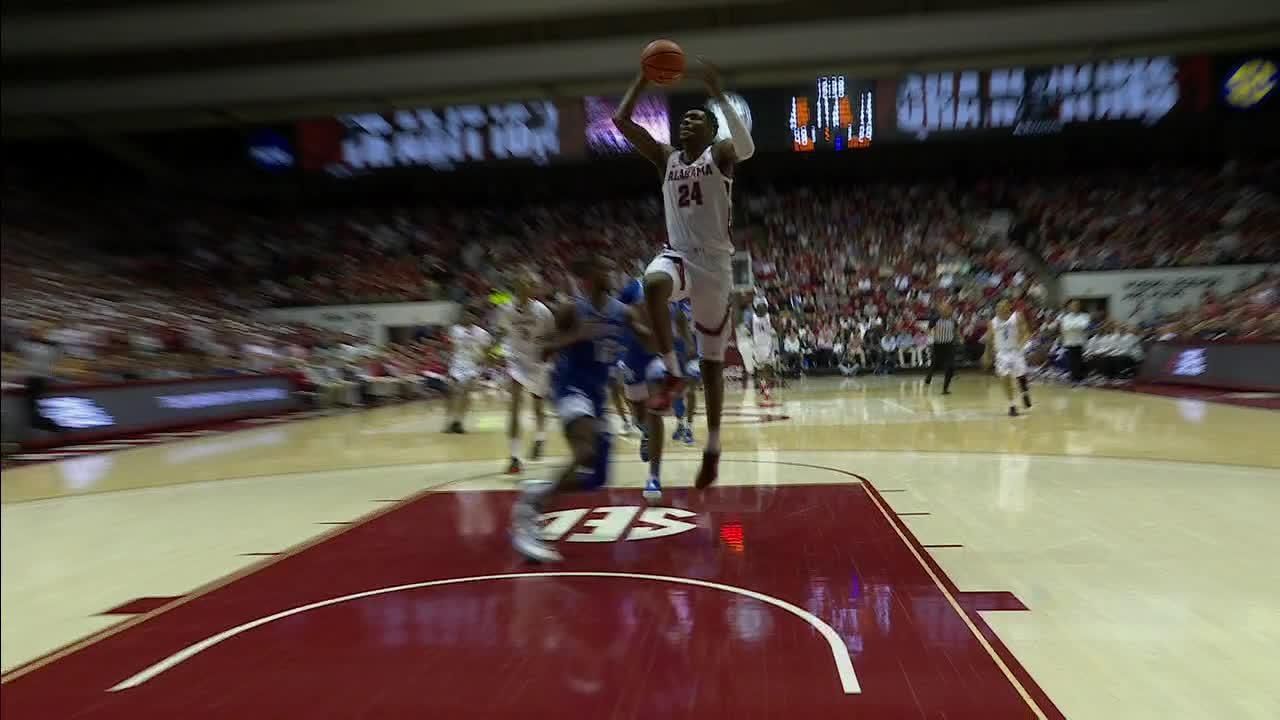 Showtime! Brandon Miller soars for a big-time Alabama slam - ESPN Video