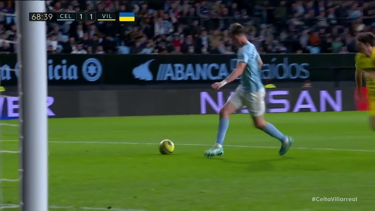 Jorgen Strand Larsen goal 68th minute Celta Vigo 1-1 Villarreal - ESPN ...