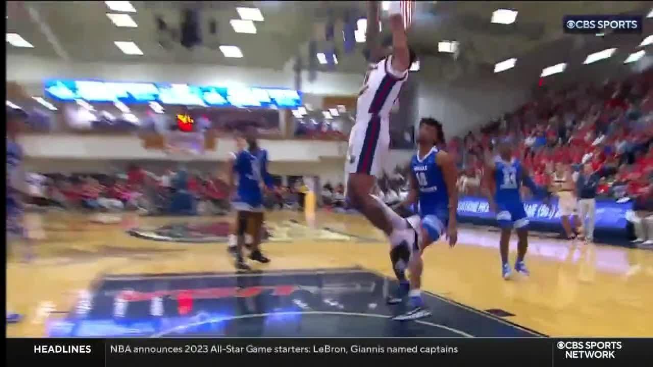 Alijah Martin skies for big jam - ESPN Video