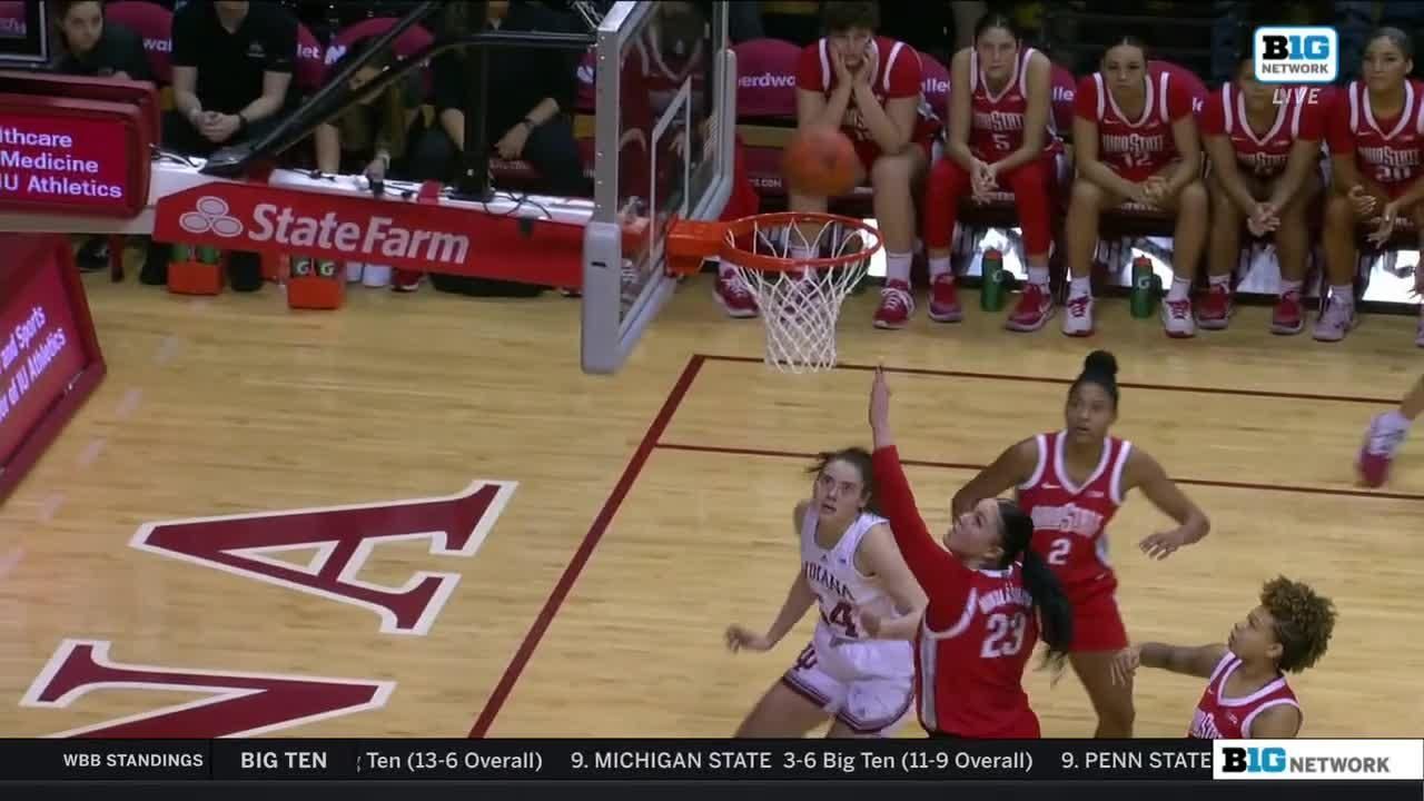 Mackenzie Holmes drops in smooth layup - ESPN Video