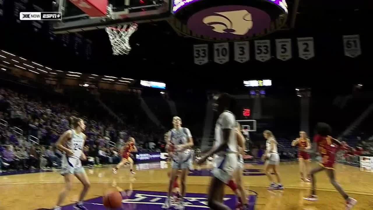 Lexi Donarski nails the 3 vs. Kansas State Wildcats - ESPN Video