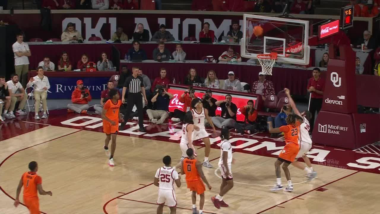 Avery Anderson III drills the jump shot vs. Oklahoma Sooners - ESPN Video