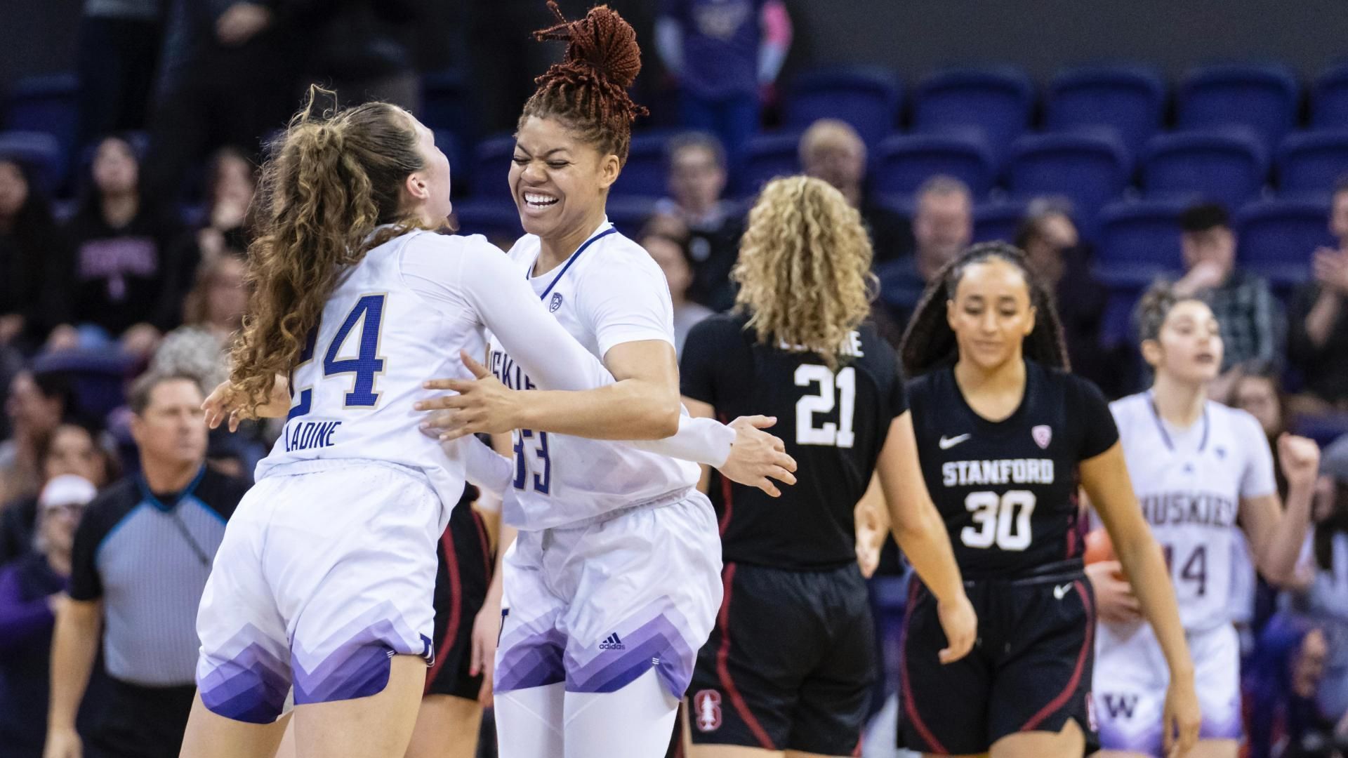 Washington upsets No. 2 Stanford behind Elle Ladine's big game - ESPN Video