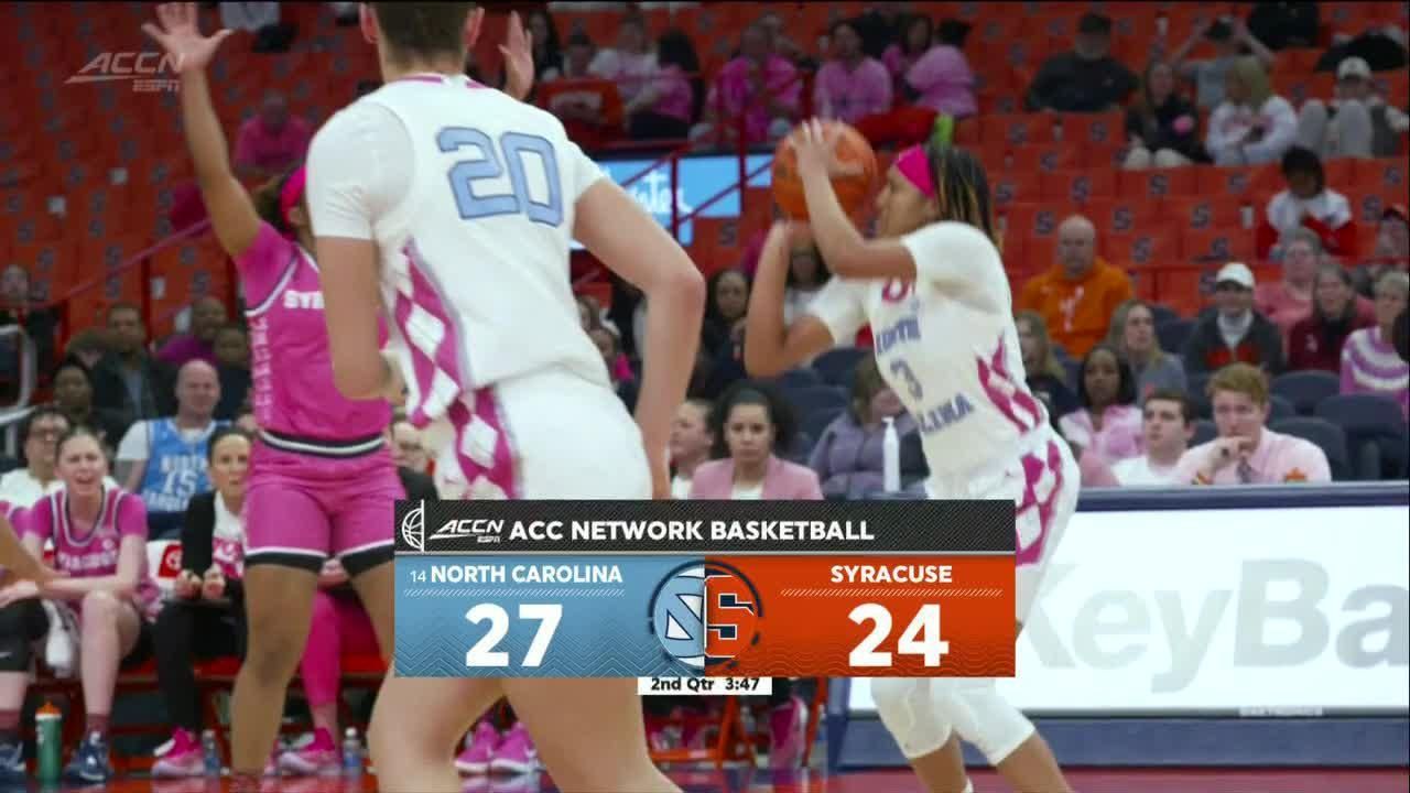 Kennedy Todd-Williams drains the 3 for UNC - ESPN Video