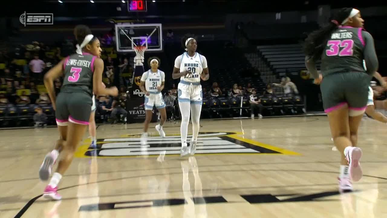 Rhode Island's Maye Toure nails a short floater - ESPN Video