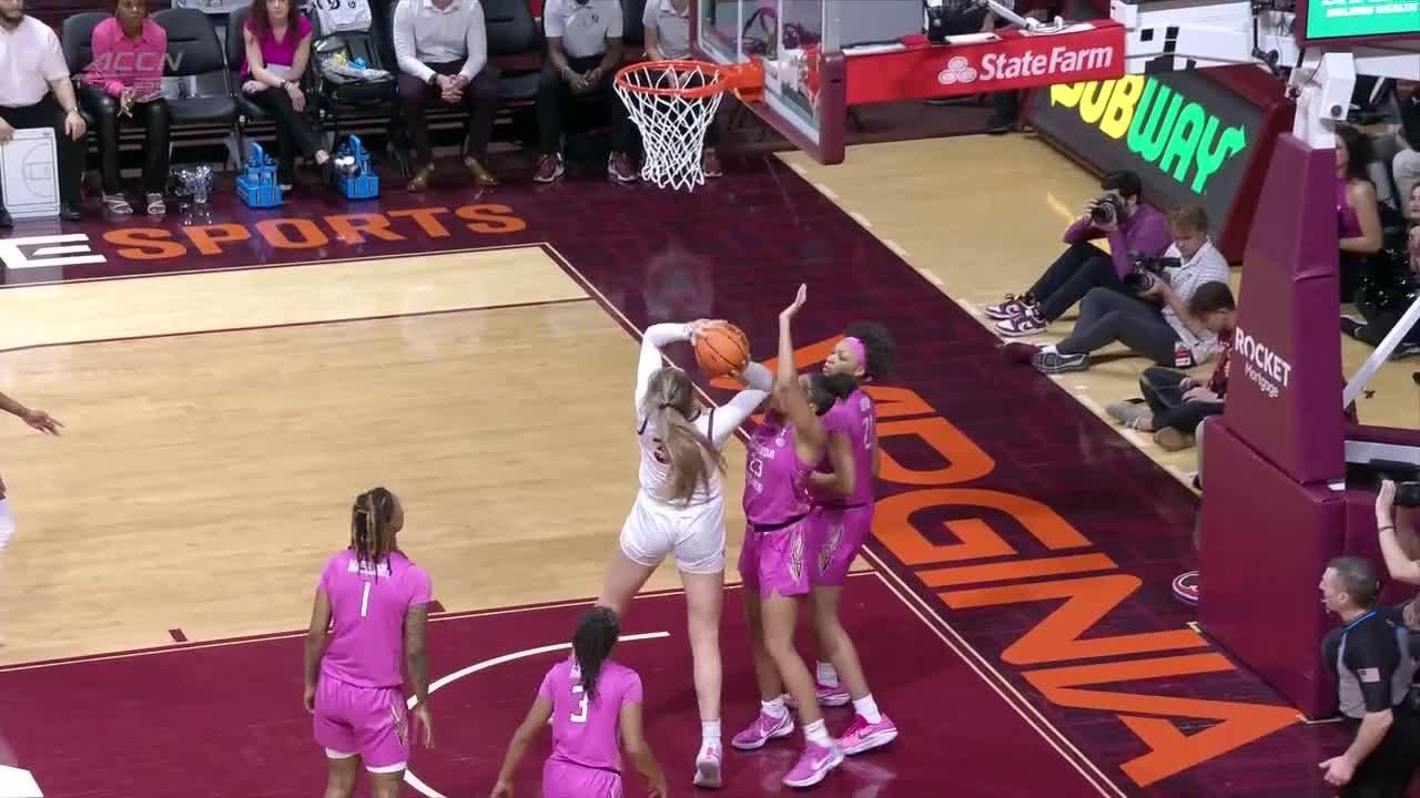 Elizabeth Kitley fights off defender for and-1 - ESPN Video