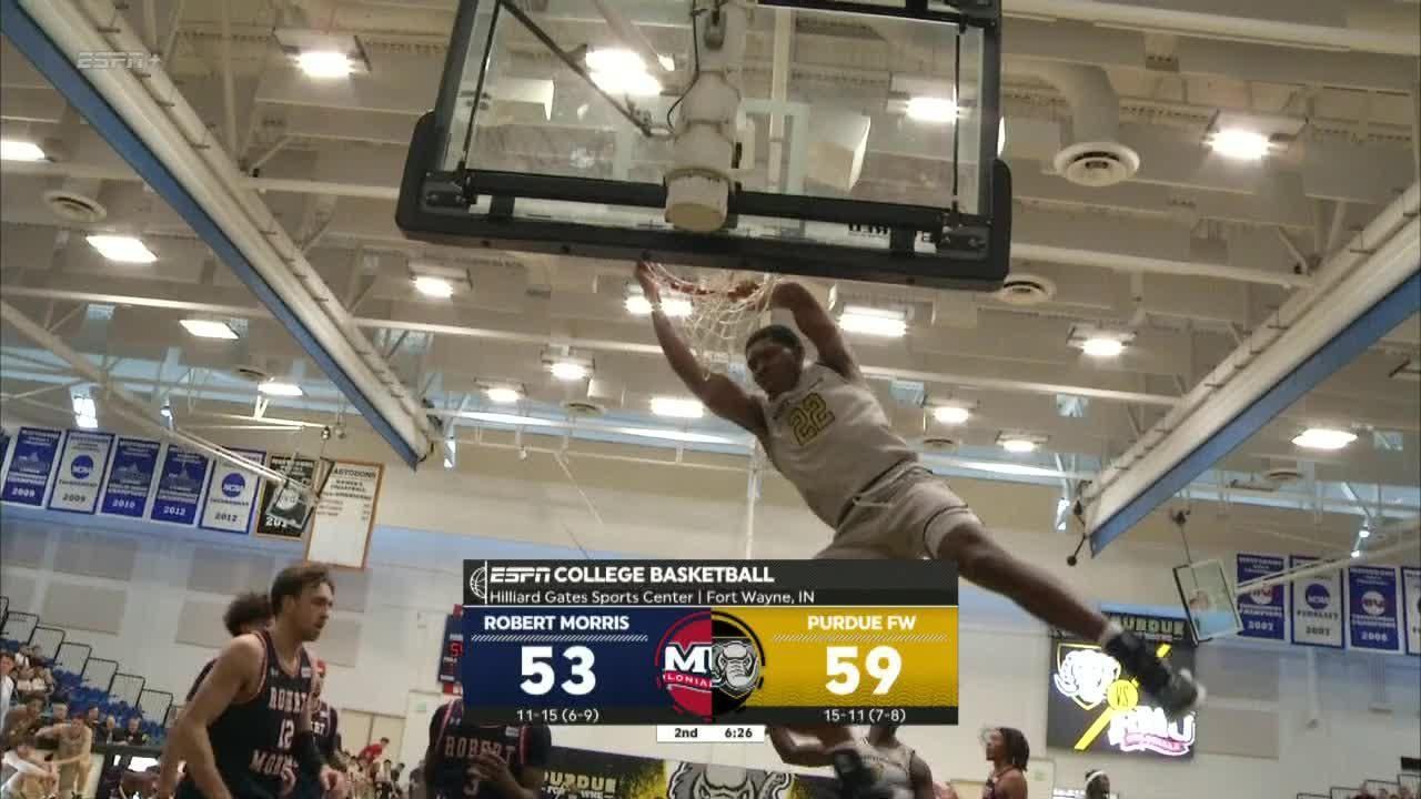 Anthony Roberts skies for big dunk - ESPN Video