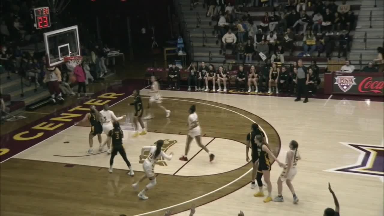 Kate Mager knocks down deep 3-pointer vs. Siena Saints - ESPN Video