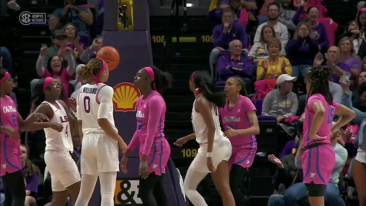 Angel Reese gets the hoop and the harm - ESPN Video