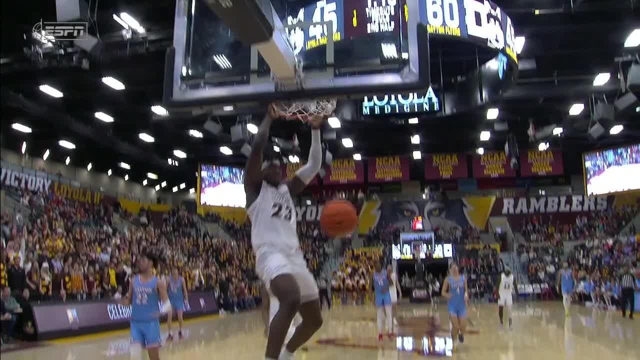 Philip Alston Makes A Great Defensive Play For The Steal Espn Video