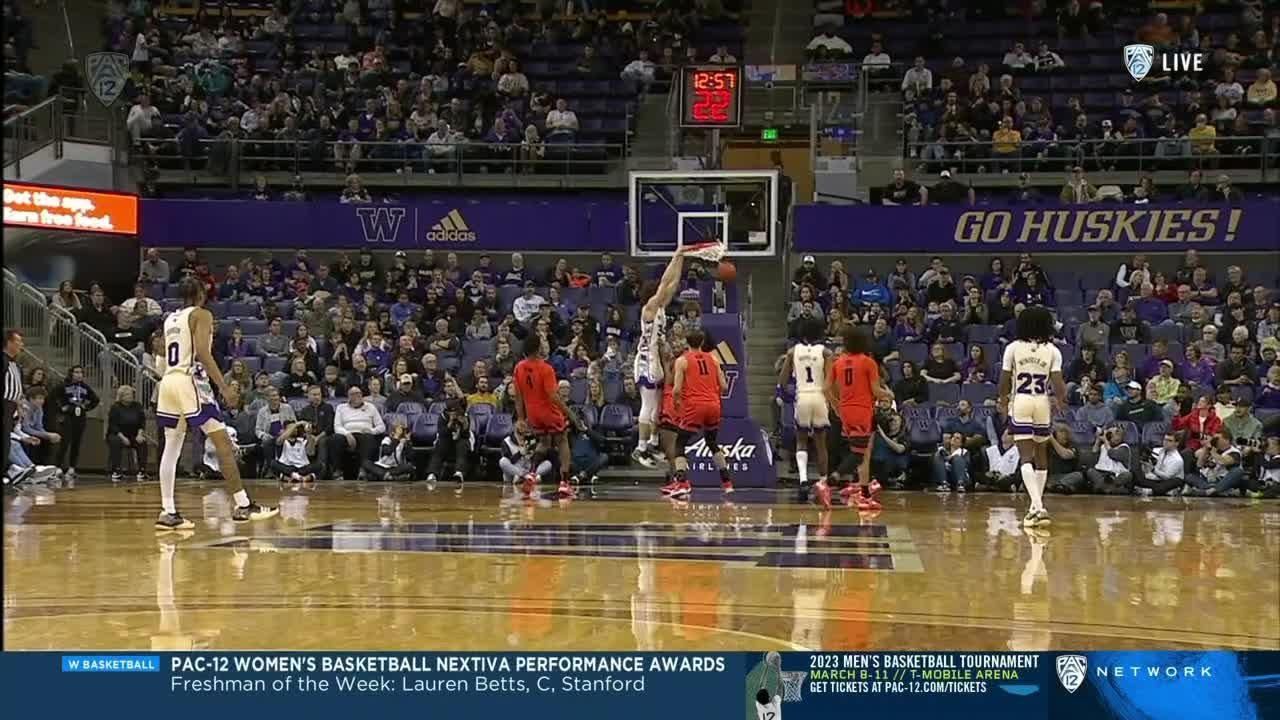 Braxton Meah throws down big jam vs. Oregon State Beavers - ESPN Video