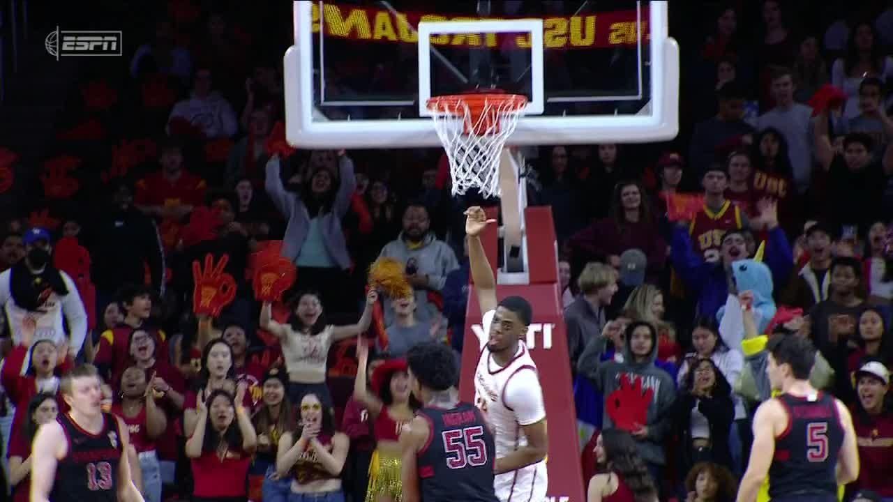 Joshua Morgan gets up for the beautiful jam - ESPN Video