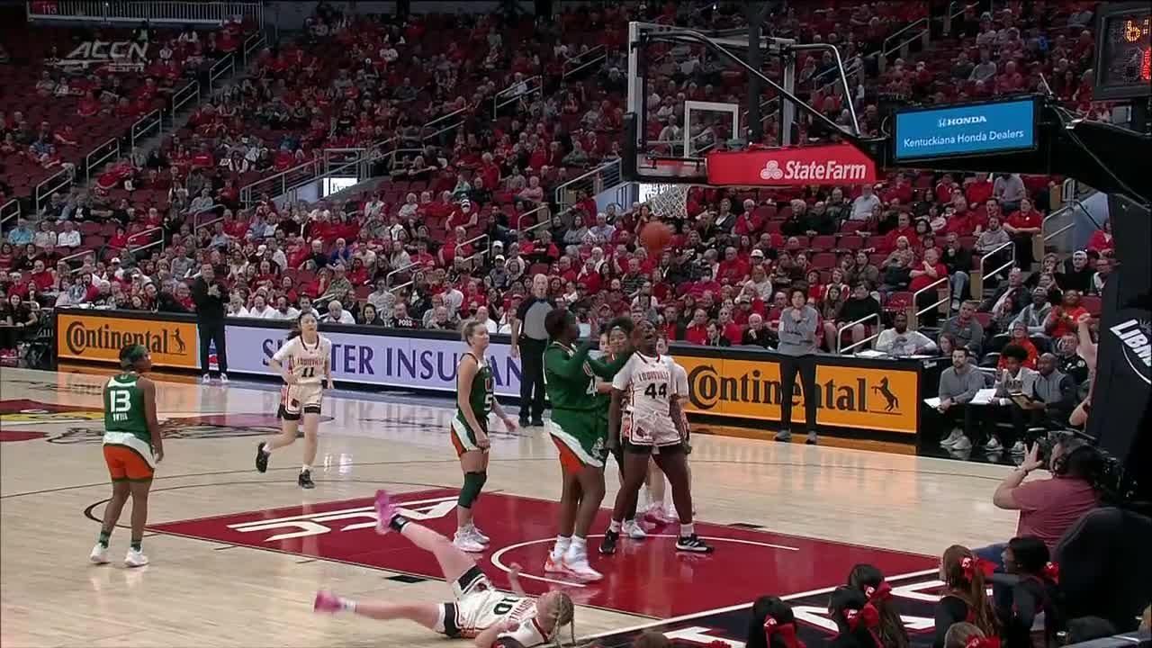 Hailey Van Lith drills the jumper vs. Miami Hurricanes - ESPN Video