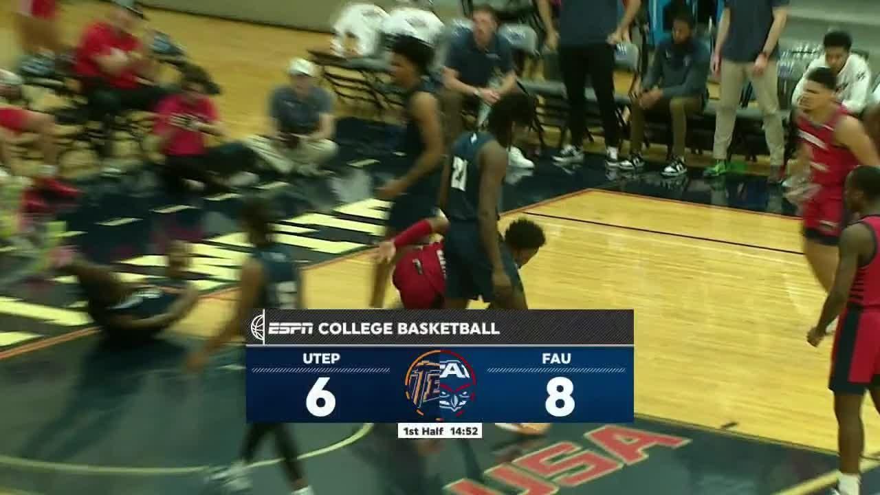 Alijah Martin throws down powerful dunk vs. UTEP Miners - ESPN Video