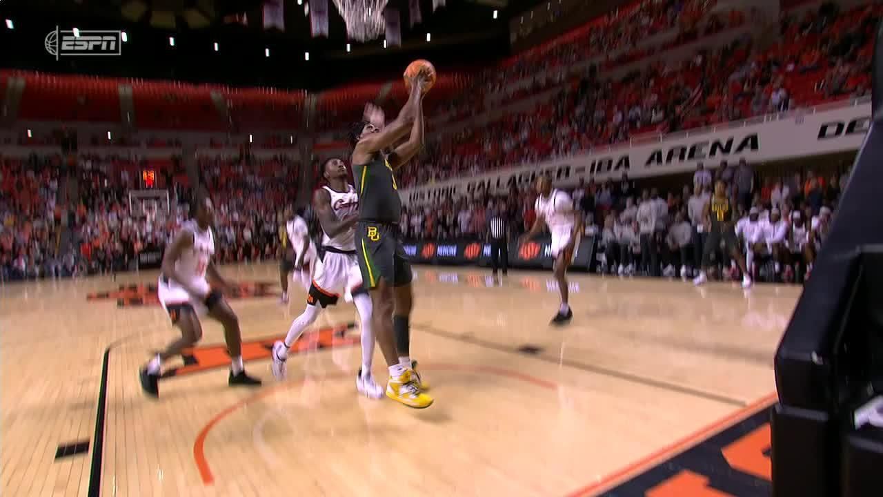 Flo Thamba drops in and-1 for Baylor - ESPN Video