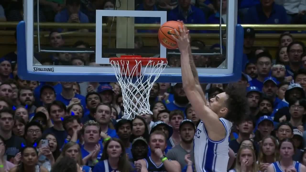 Dereck Lively II cleans up the miss with a dunk - ESPN Video