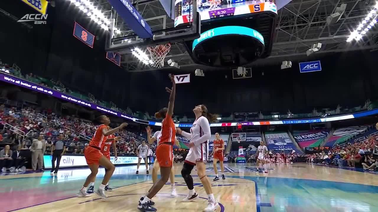 River Baldwin drops in smooth layup - ESPN Video