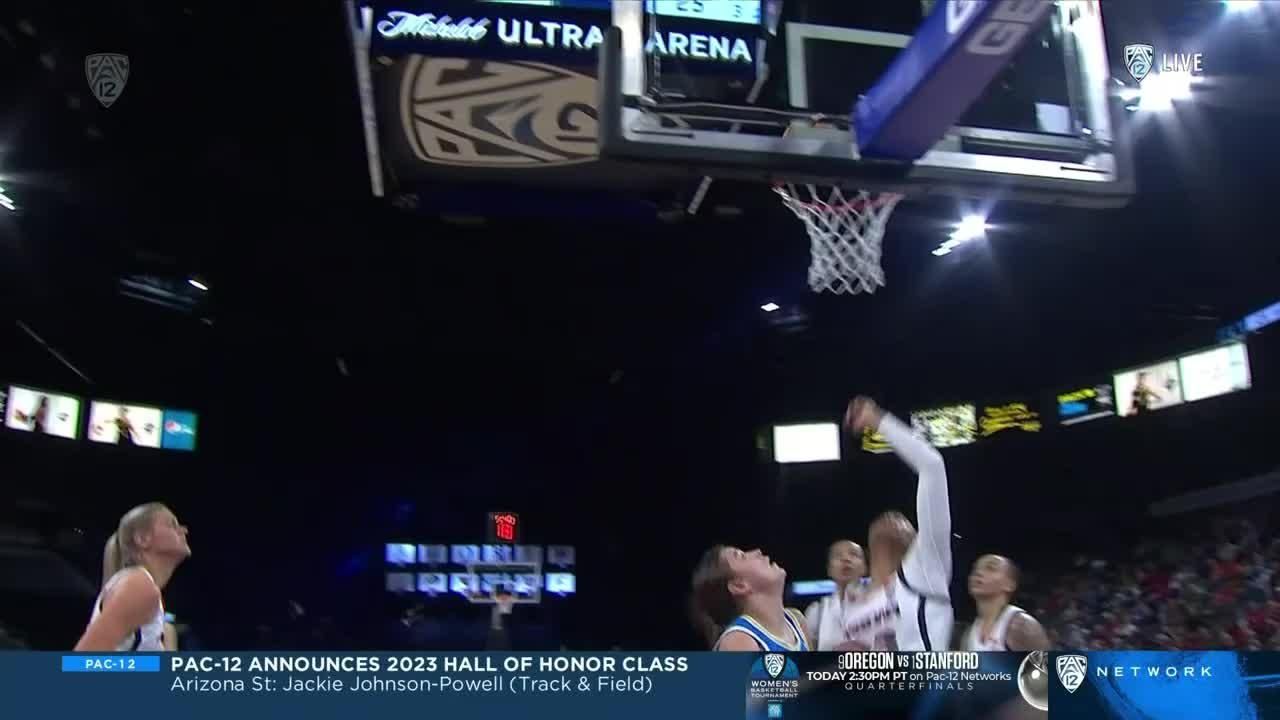 Emily Bessoir makes beautiful dime for a basket - ESPN Video