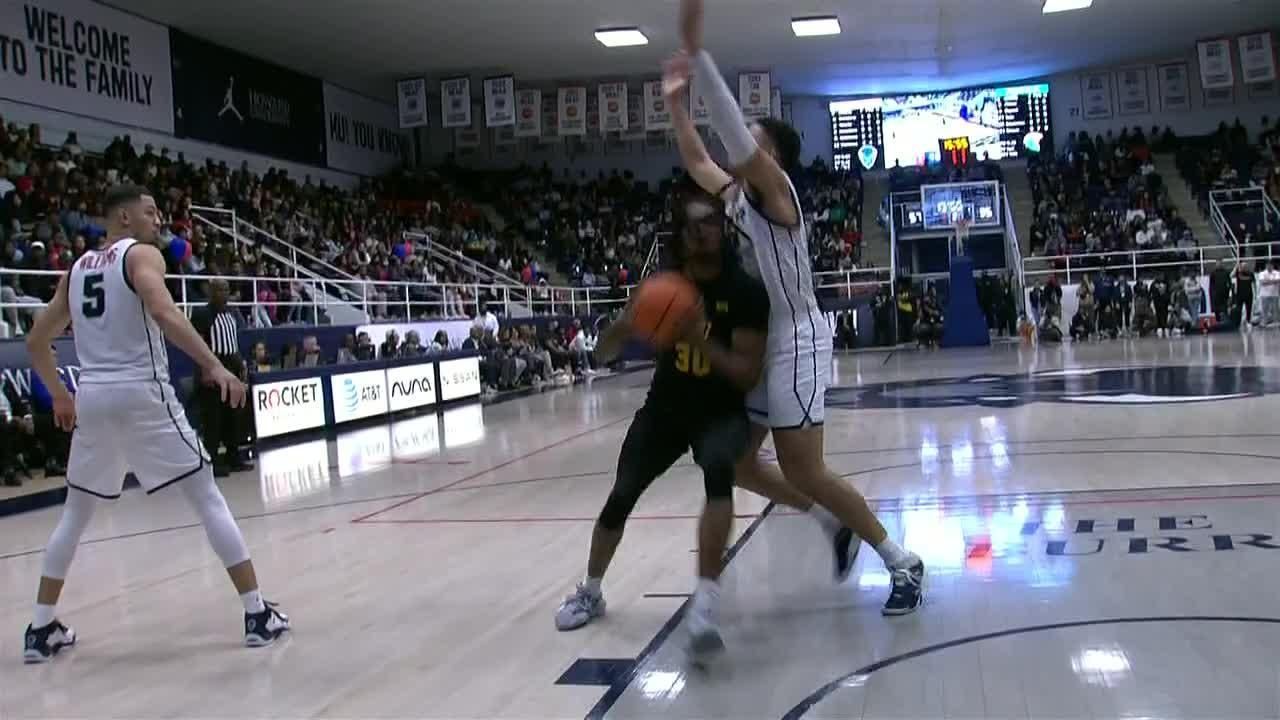 Kris Bankston gets the hoop and the harm - ESPN Video