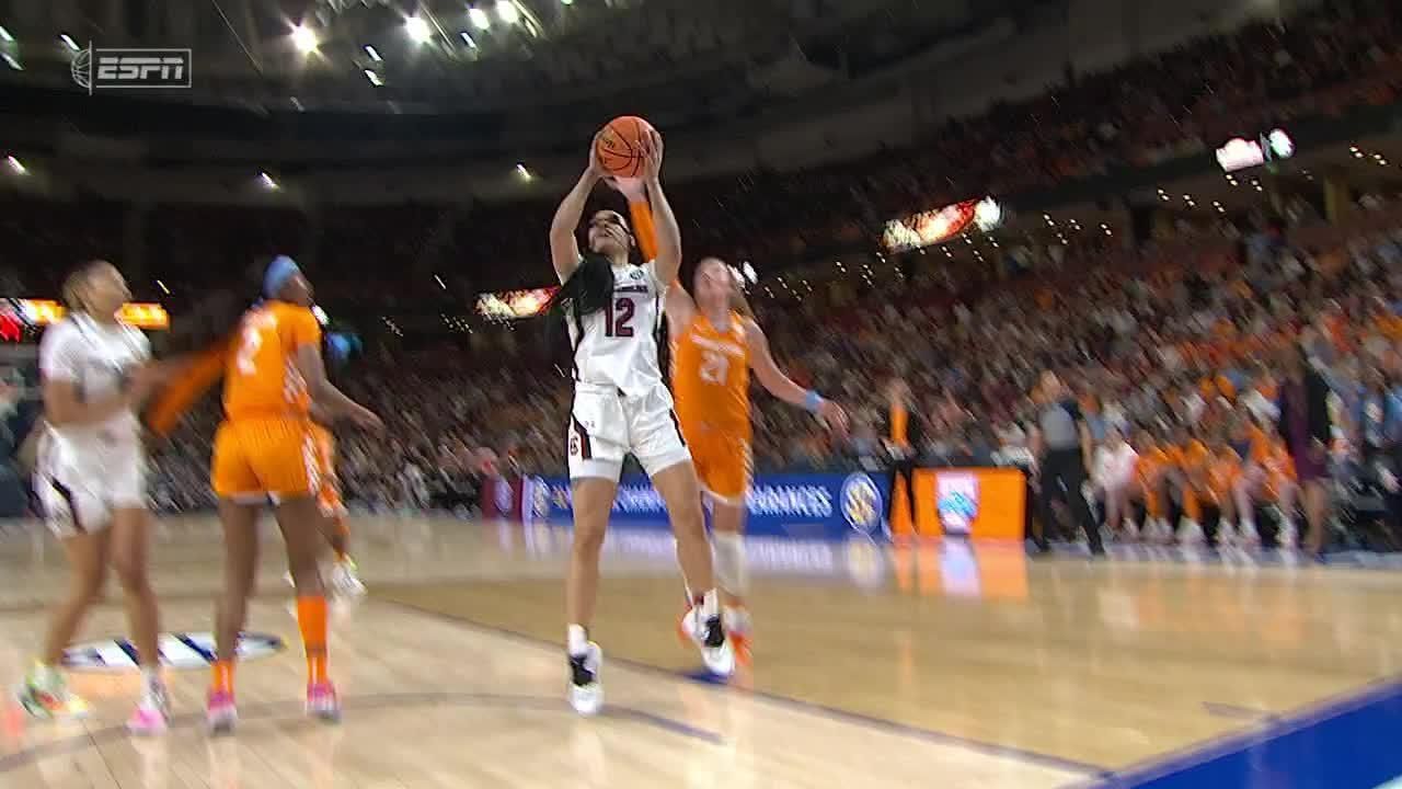 Brea Beal shakes her defender for the lay-in - ESPN Video