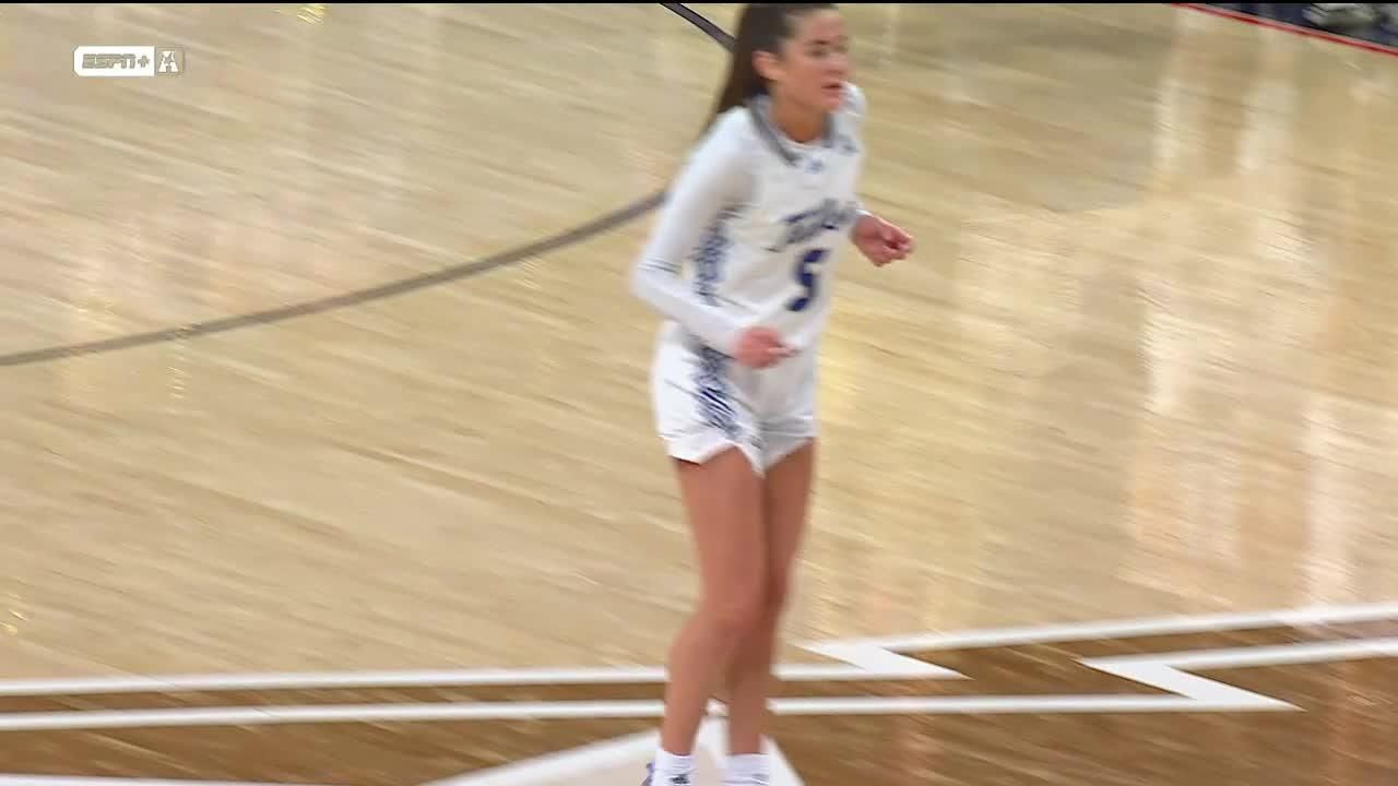 Delanie Crawford knocks down the 3-pointer - ESPN Video