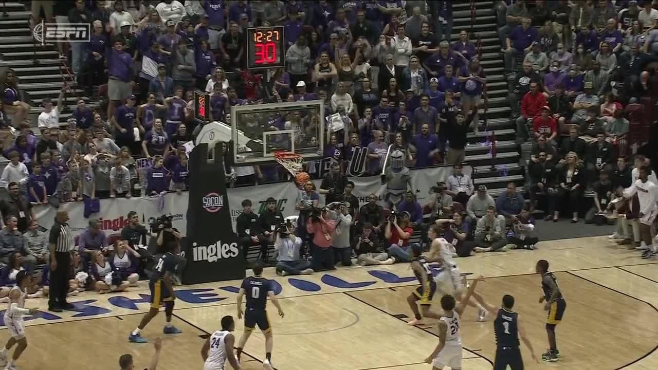 Jalen Slawson sinks a deep 3-pointer - ESPN Video