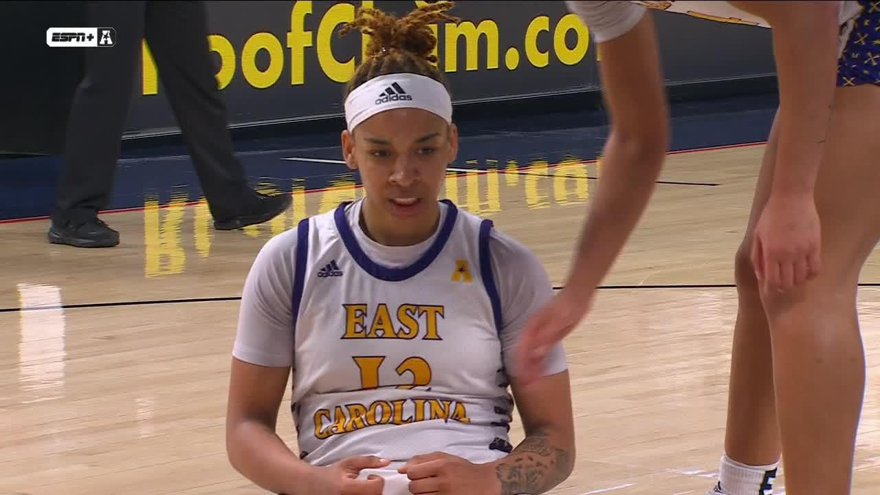 Morgan Moseley drains a nice and-1 while going to the floor - ESPN Video