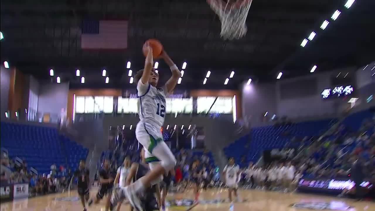 Texas A&M-CC's Owen Dease gets the breakaway dunk - ESPN Video