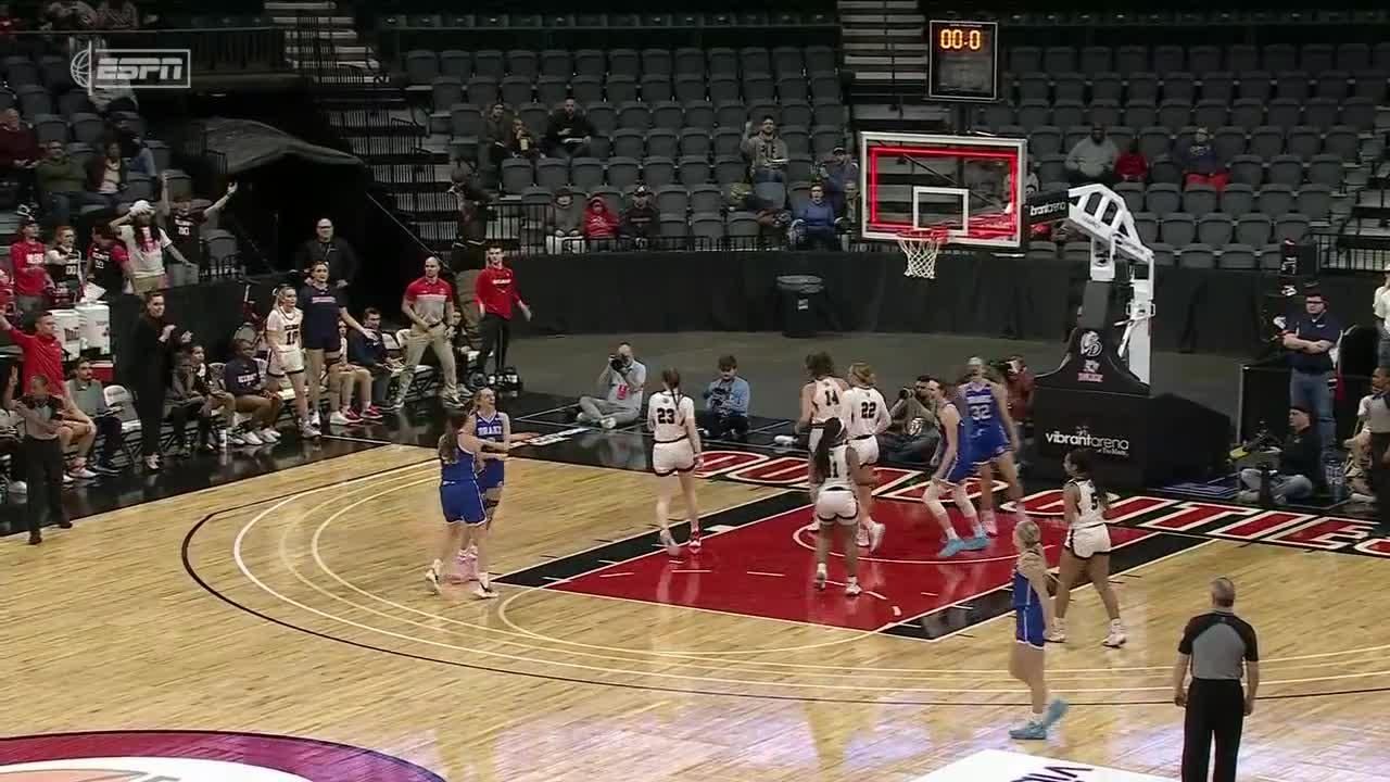Taylor McAulay drills the bucket vs. Belmont Bruins - ESPN Video