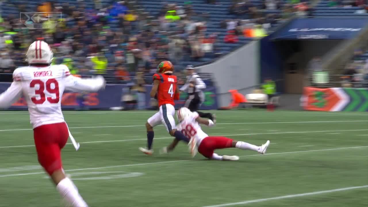 Ben DiNucci finds Juwan Green for a Sea Dragons TD - ESPN Video