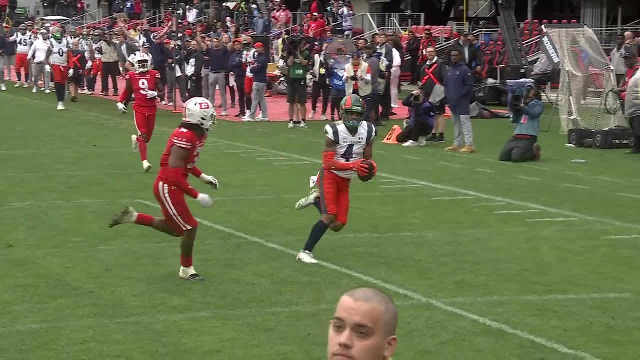 Juwan Green scores a 34-yard Receiving Touchdown vs. D.C. - ESPN Video