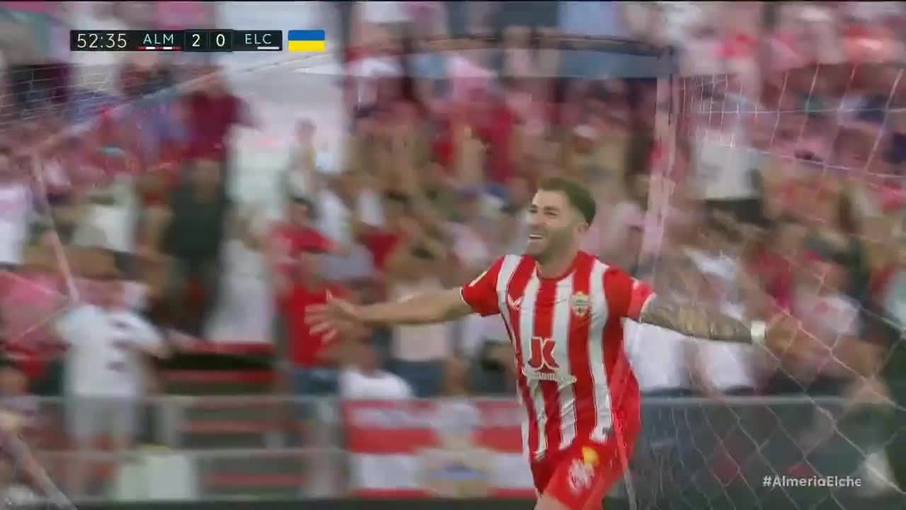 Adrián Embarba goal 52nd minute Almería 2-0 Elche - ESPN Video