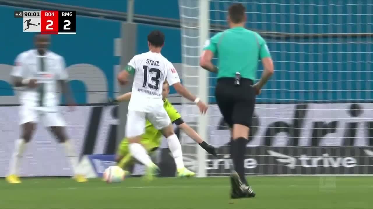 Lars Stindl equalizes in the 90th minute for Monchengladbach - ESPN Video