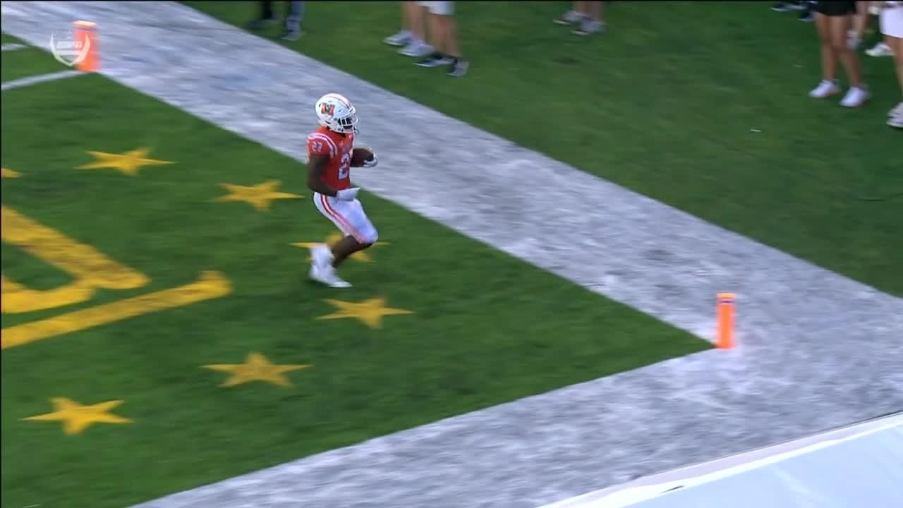 Micah Bell punches in a TD for Mercer - ESPN Video