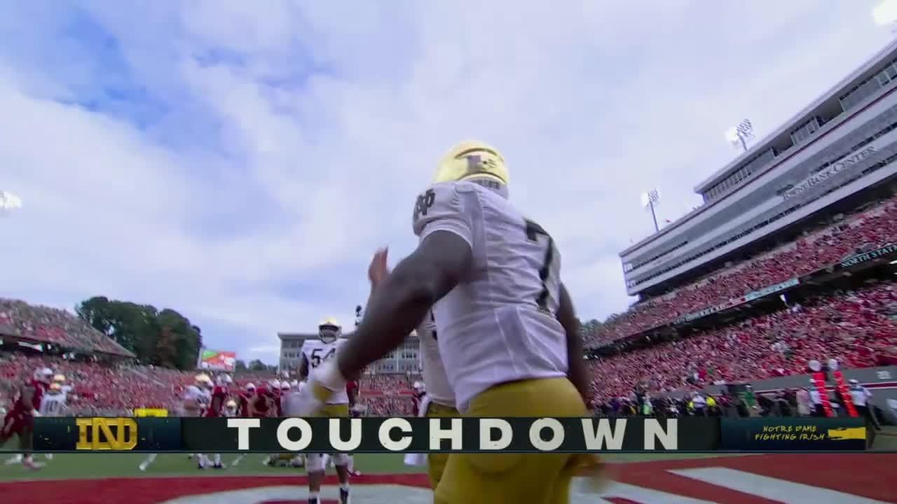 Audric Estime rushes in for 7-yard touchdown - ESPN Video