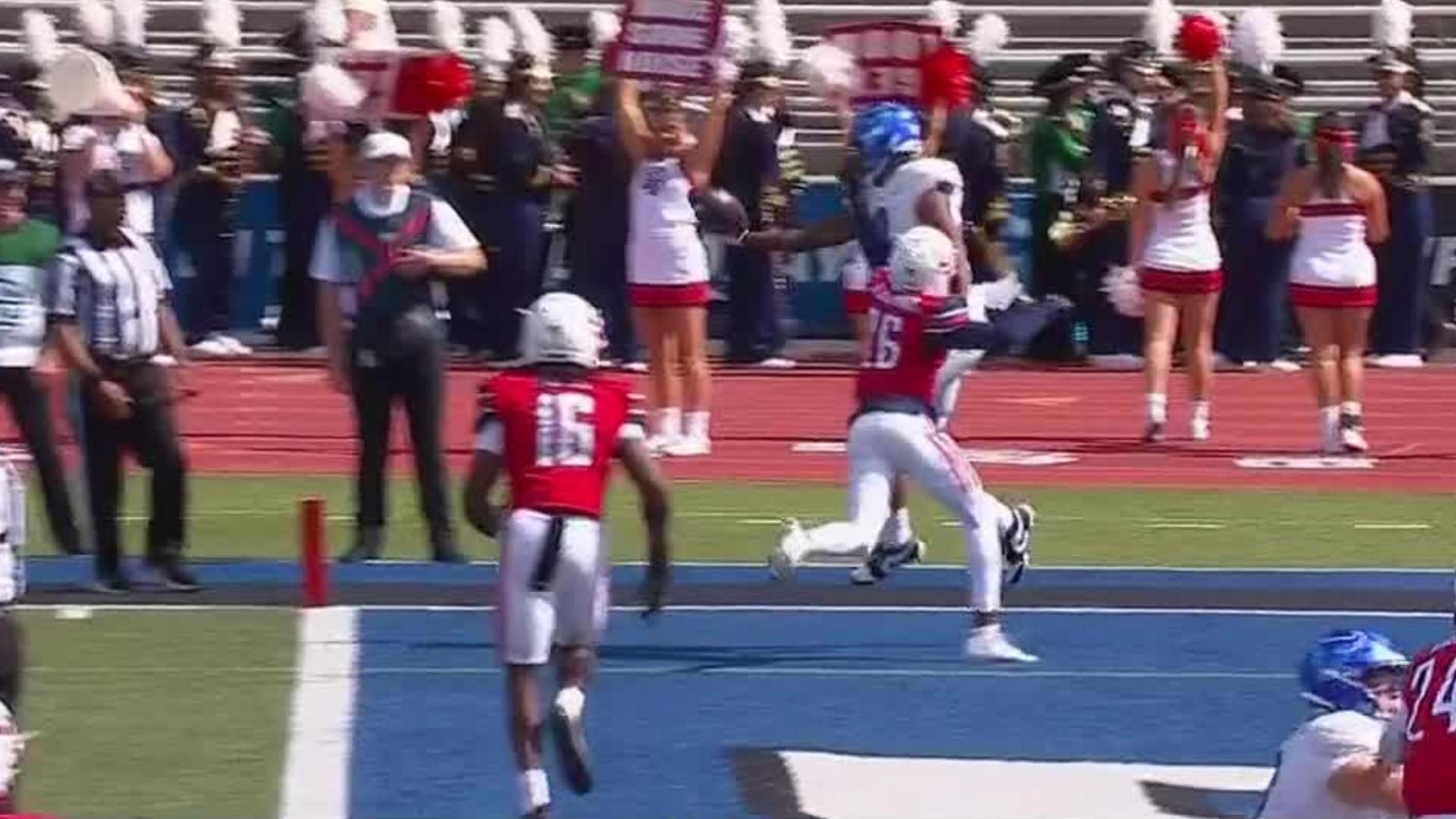 Darrell Harding Jr. makes a spectacular one-handed grab for a TD - ESPN ...