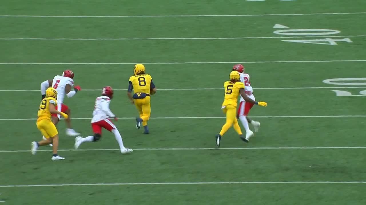 Nicco Marchiol goes 16-yard on impressive rush - ESPN Video