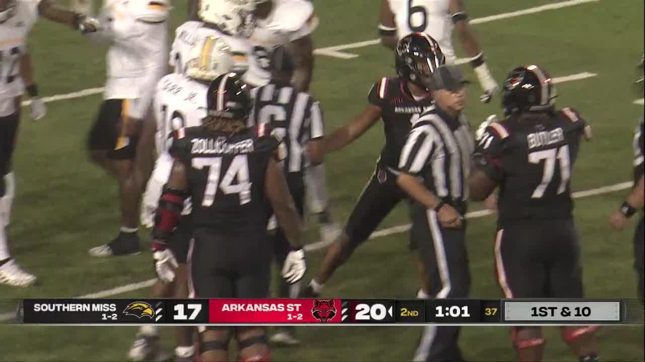 Jaylen Raynor goes 16-yard on impressive rush - ESPN Video