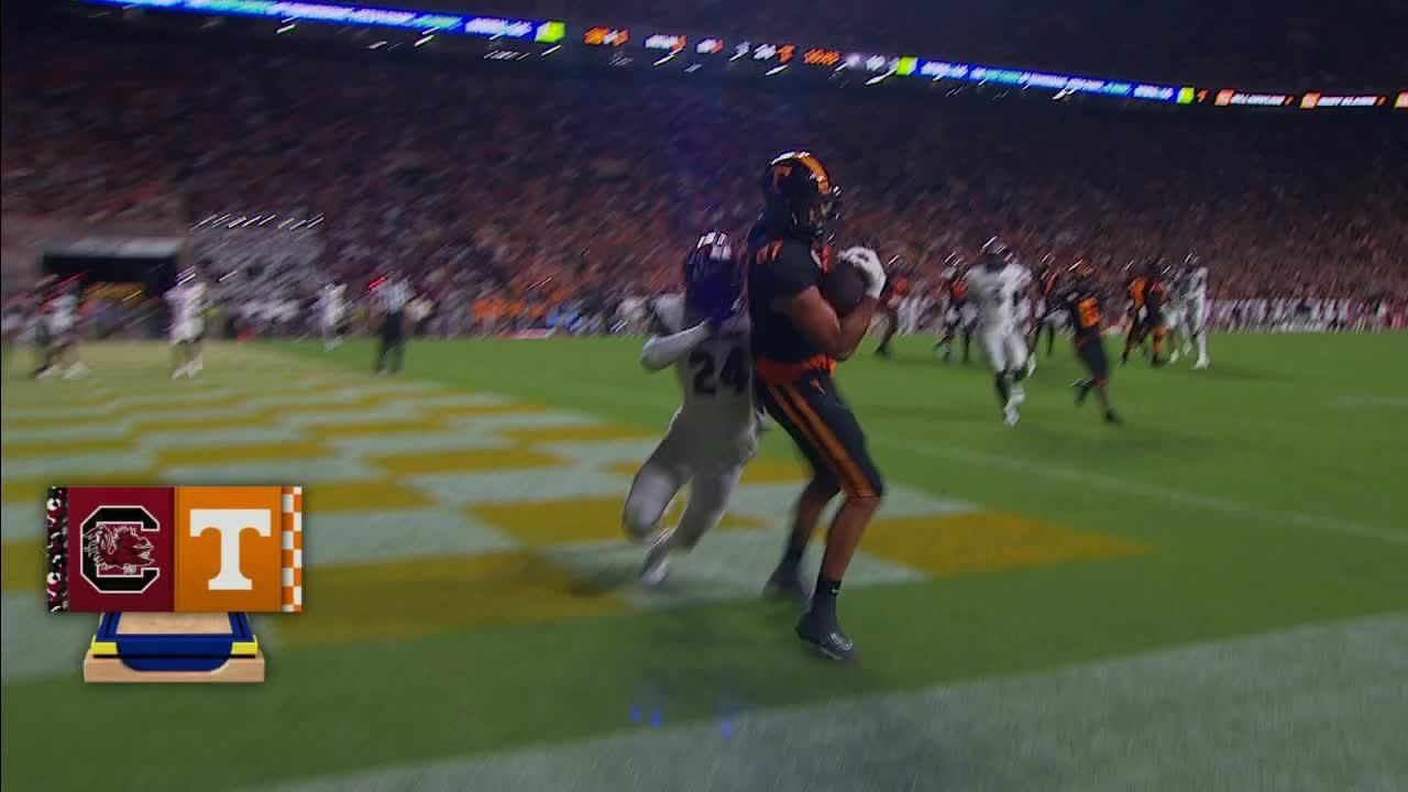 Joe Milton III finds Jacob Warren in the end zone for a TD - ESPN Video