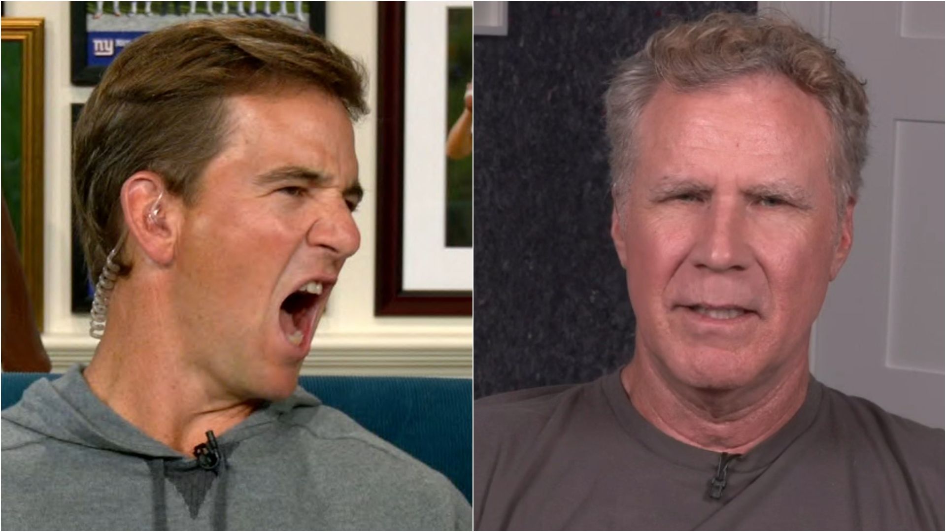 Will Ferrell roasts Eli's cowbell, helps with his 'Ma, the meatloaf ...