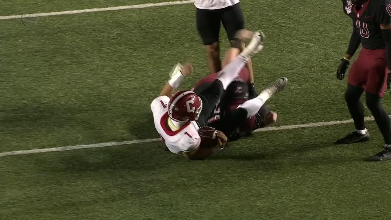 Touchdown! Jameson Wang scores vs. Harvard Crimson - ESPN Video